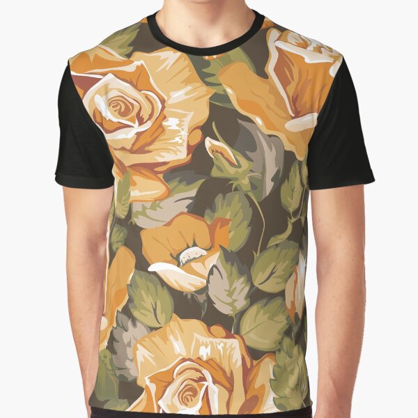 "Vintage rose seamless floral pattern" T-shirt for Sale by ThongChiem ...