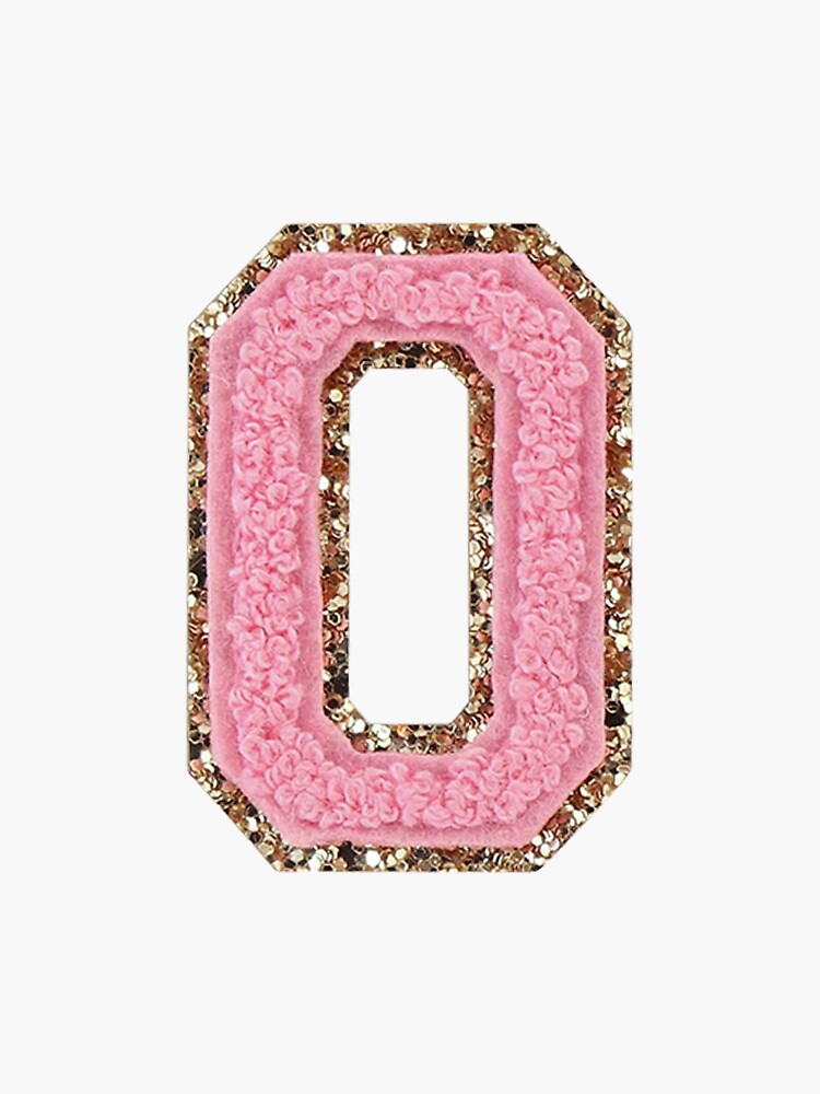 "Preppy Pink Varsity Letter O" Sticker for Sale by ktp100 | Redbubble