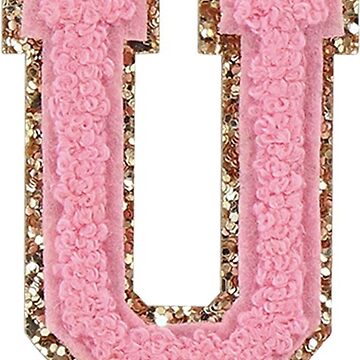 "Preppy Pink Varsity Letter U" Sticker for Sale by ktp100 | Redbubble
