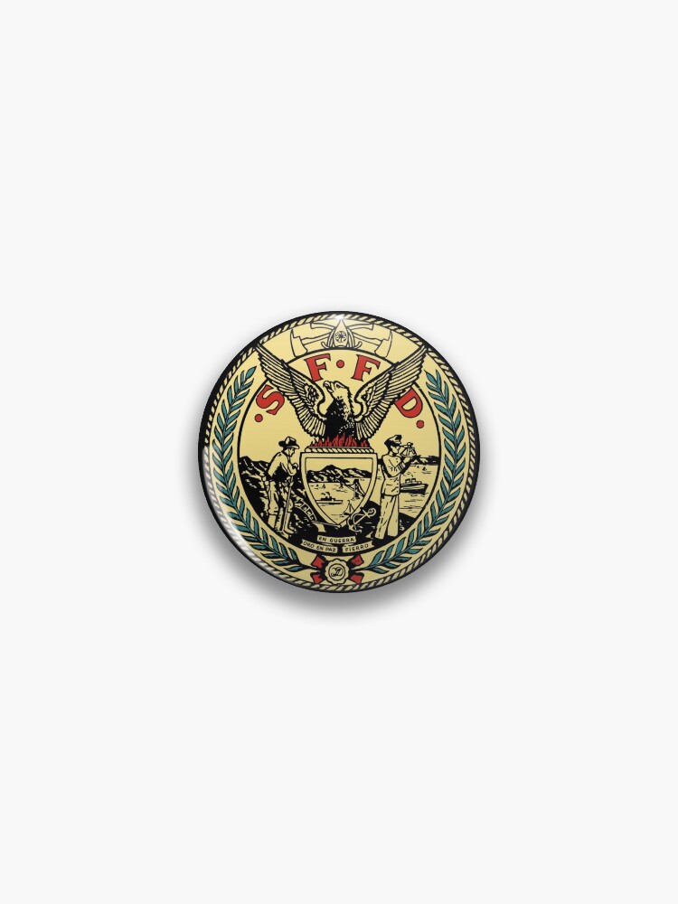 "SFFD SAN FRANCISCO FIRE DEPARTMENT SEAL" Pin for Sale by enigmaticone ...