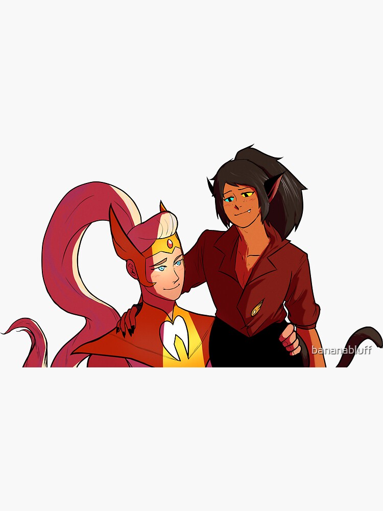 "Future Catra and Adora" Sticker by bananabluff | Redbubble