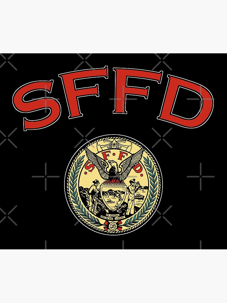 Póster «SELLO DEL DEPARTAMENTO DE BOMBEROS DE SFFD SAN FRANCISCO» de ...