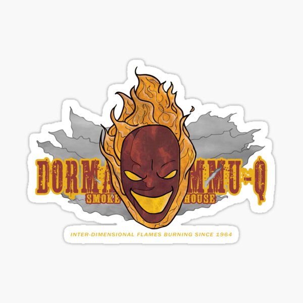 "Dormammu-Q" Sticker for Sale by LovelessDGrim | Redbubble