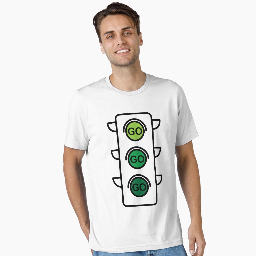 "Traffic Green Lights Go! Go! Go!" Sticker for Sale by Andantino ...