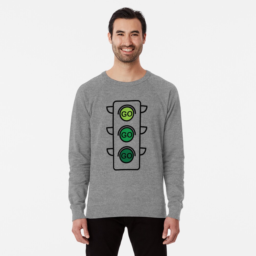 "Traffic Green Lights Go! Go! Go!" Sticker for Sale by Andantino ...