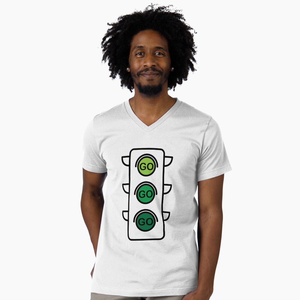 "Traffic Green Lights Go! Go! Go!" Sticker for Sale by Andantino ...