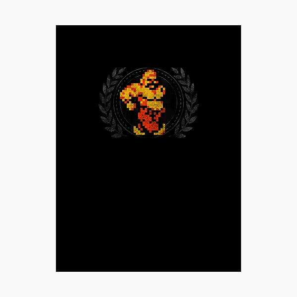 "Karnov - Sprite Badge" Photographic Print for Sale by garudoh | Redbubble