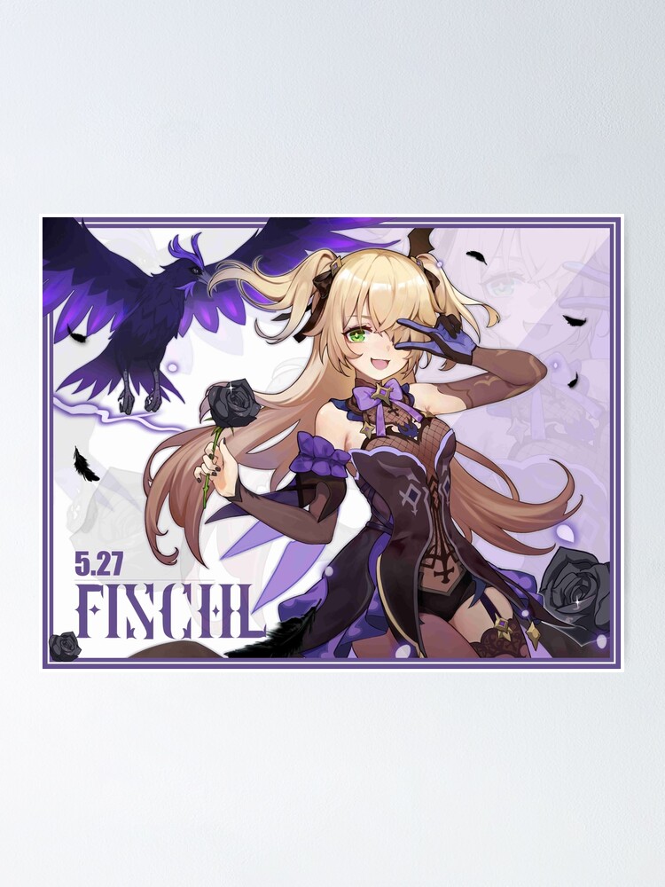 "Fischl Genshin Impact" Poster by Brianconnor | Redbubble