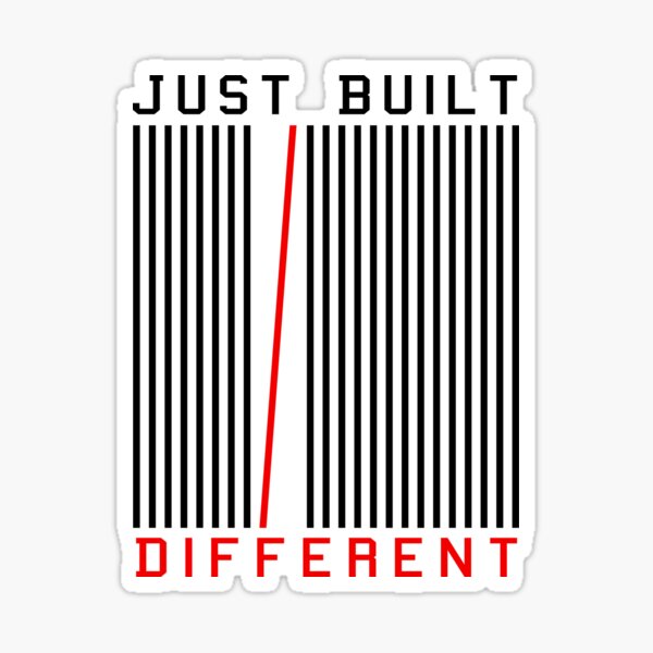 Built Different Stickers | Redbubble