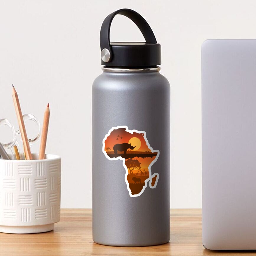 "Africa Map" Sticker by buckboy | Redbubble