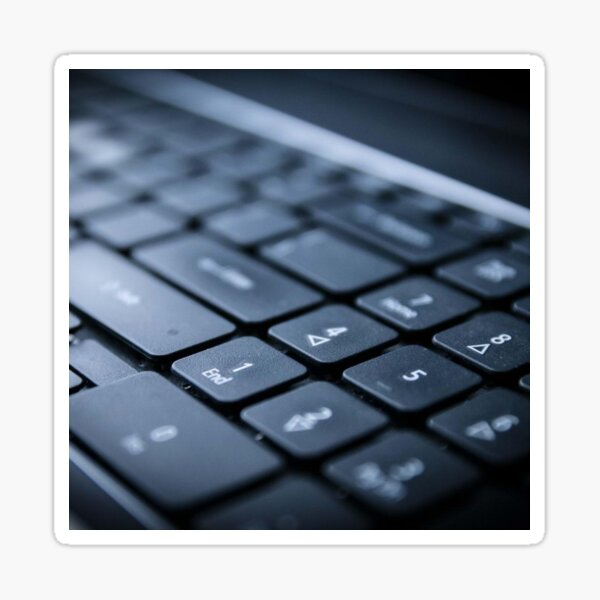 "Keyboard design for redbubble motivational slogan" Sticker for Sale by ...