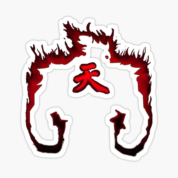 "akuma" Sticker for Sale by beevense | Redbubble