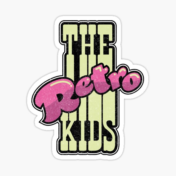 "The Retro Kids" Sticker for Sale by rampad1 | Redbubble
