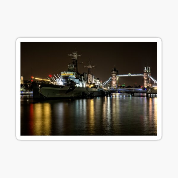 "HMS Belfast" Sticker by LenBrook | Redbubble