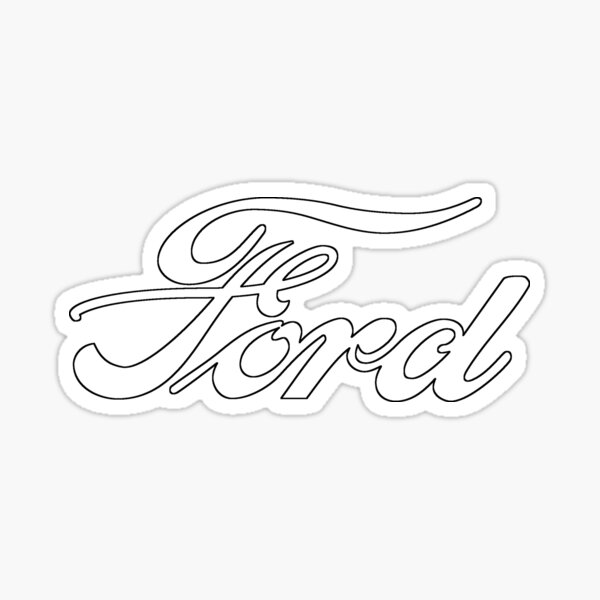 Classic Ford Stickers | Redbubble