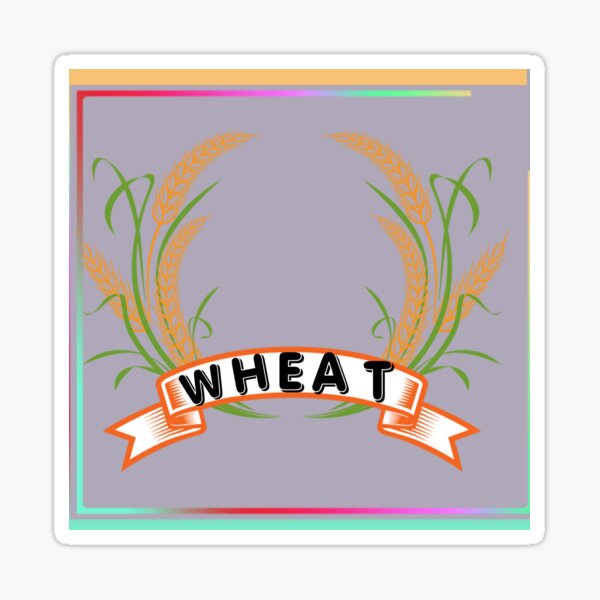 "Wheat" Sticker by Rajwardhan555 | Redbubble