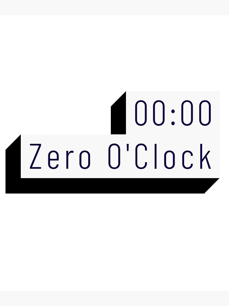 Póster «Zero O'Clock | El mejor regalo para los amantes de BTS» de ...