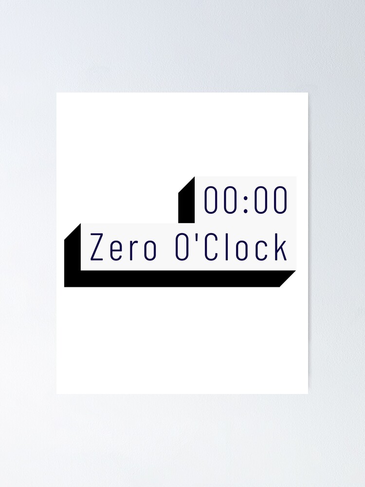 Póster «Zero O'Clock | El mejor regalo para los amantes de BTS» de ...