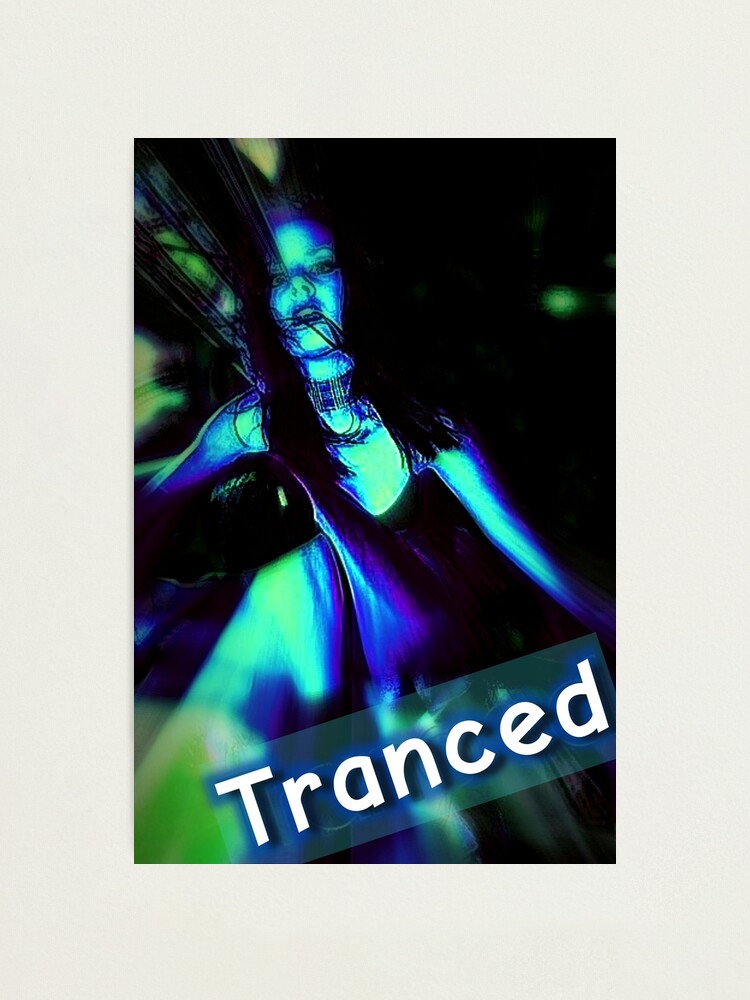 "Tranced - Girl Dancing at Rave" Photographic Print by DreddArt | Redbubble