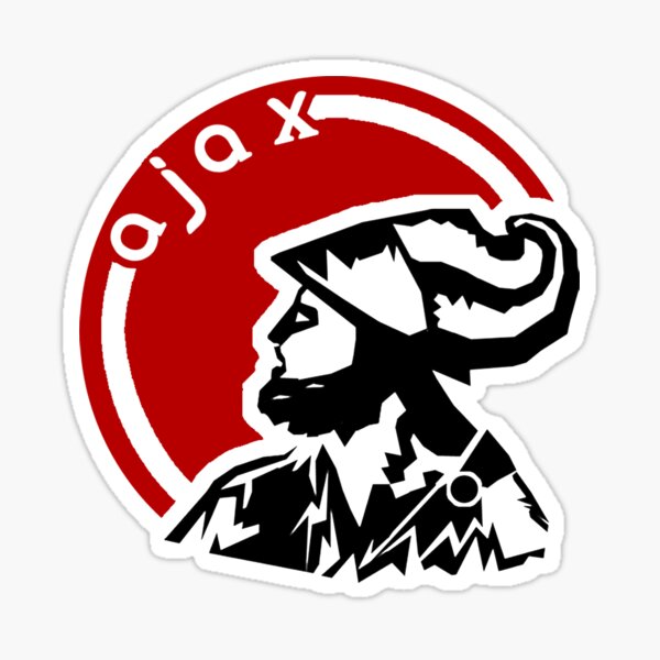"AJA XXX FANART VOETBAL" Sticker for Sale by tim891 | Redbubble