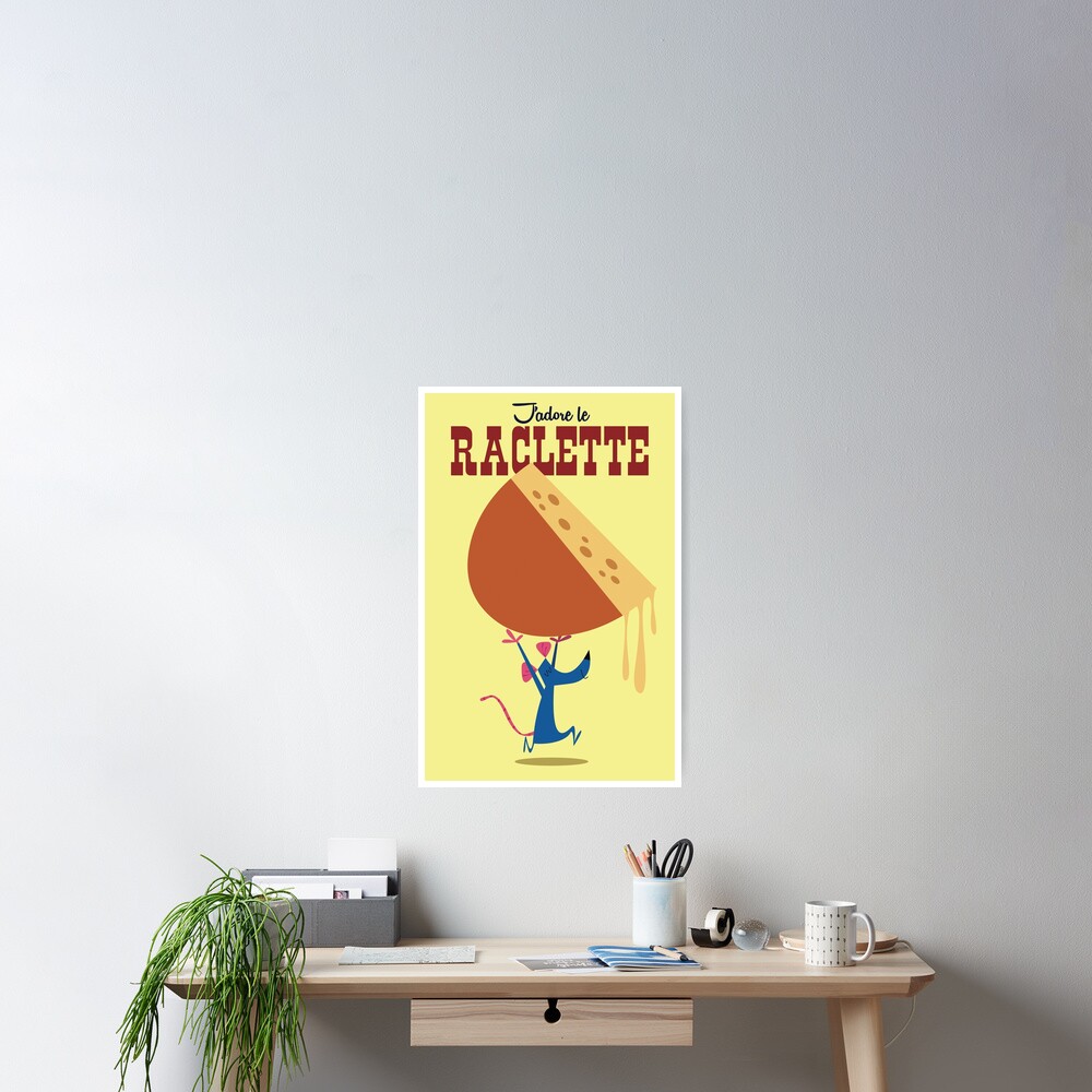 Poster « Affiche de raclette », par GAGodel | Redbubble