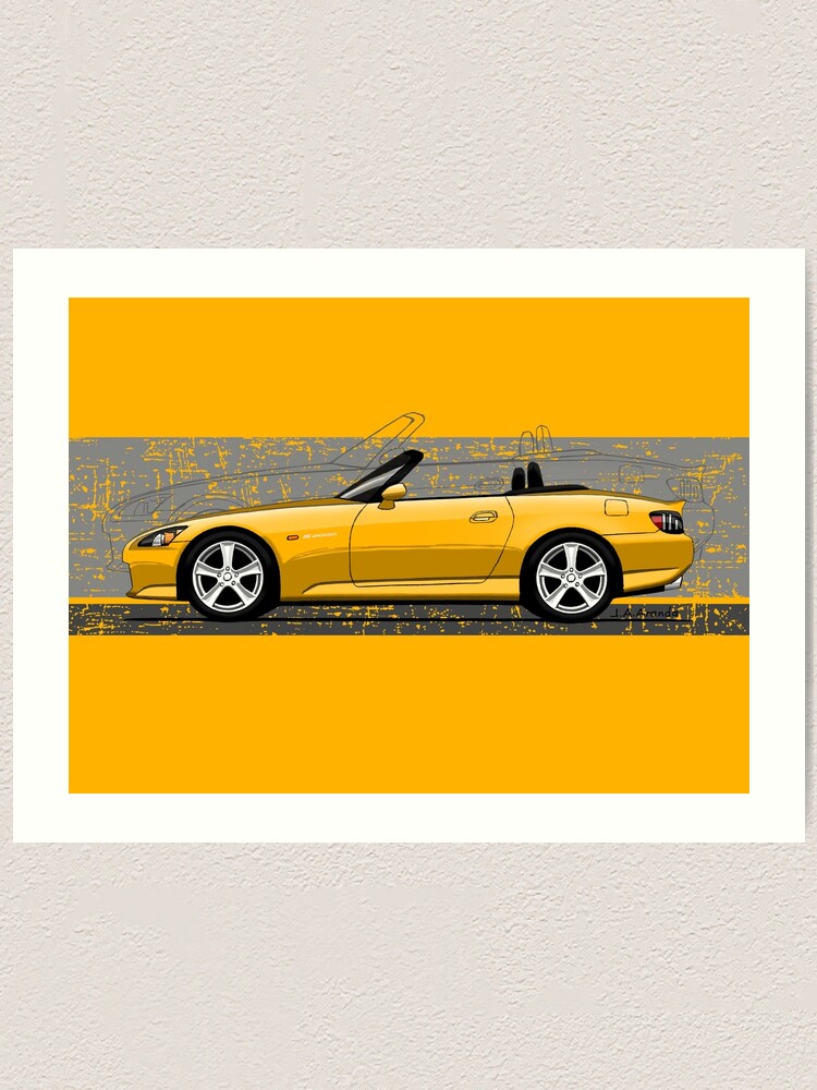 "My freehand drawing of the transparent S2000" Art Print by goseatonio ...