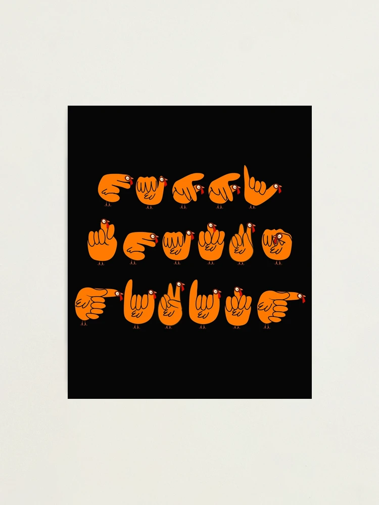 Asl Thanksgiving Craft