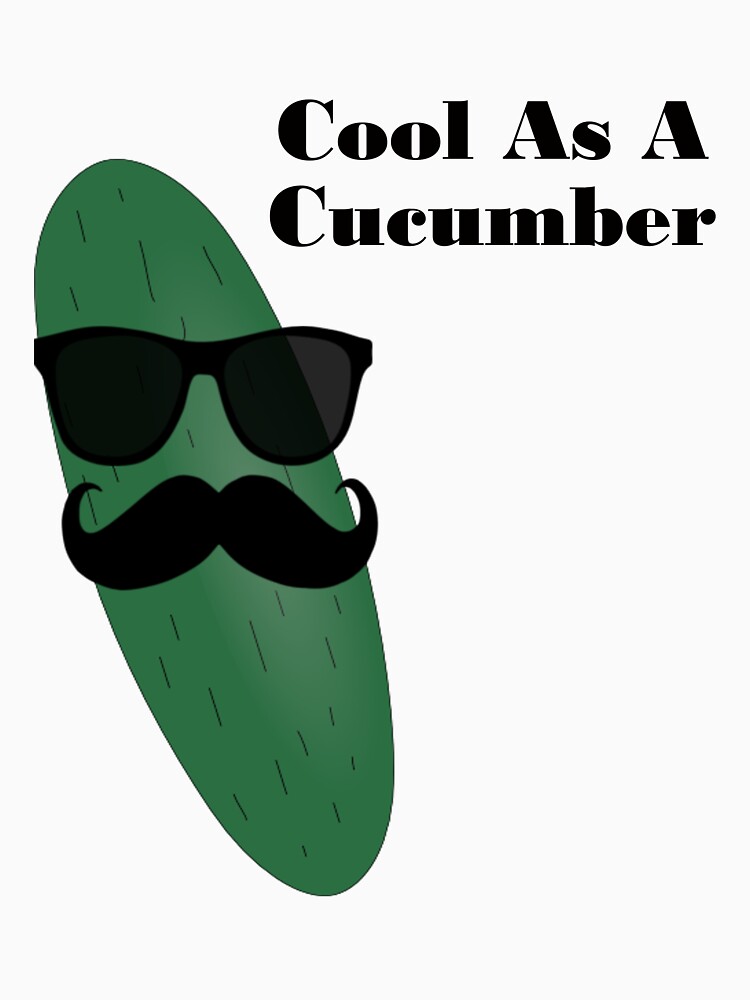 "Cool As A Cucumber" Essential T-Shirt for Sale by Lokisnmore | Redbubble