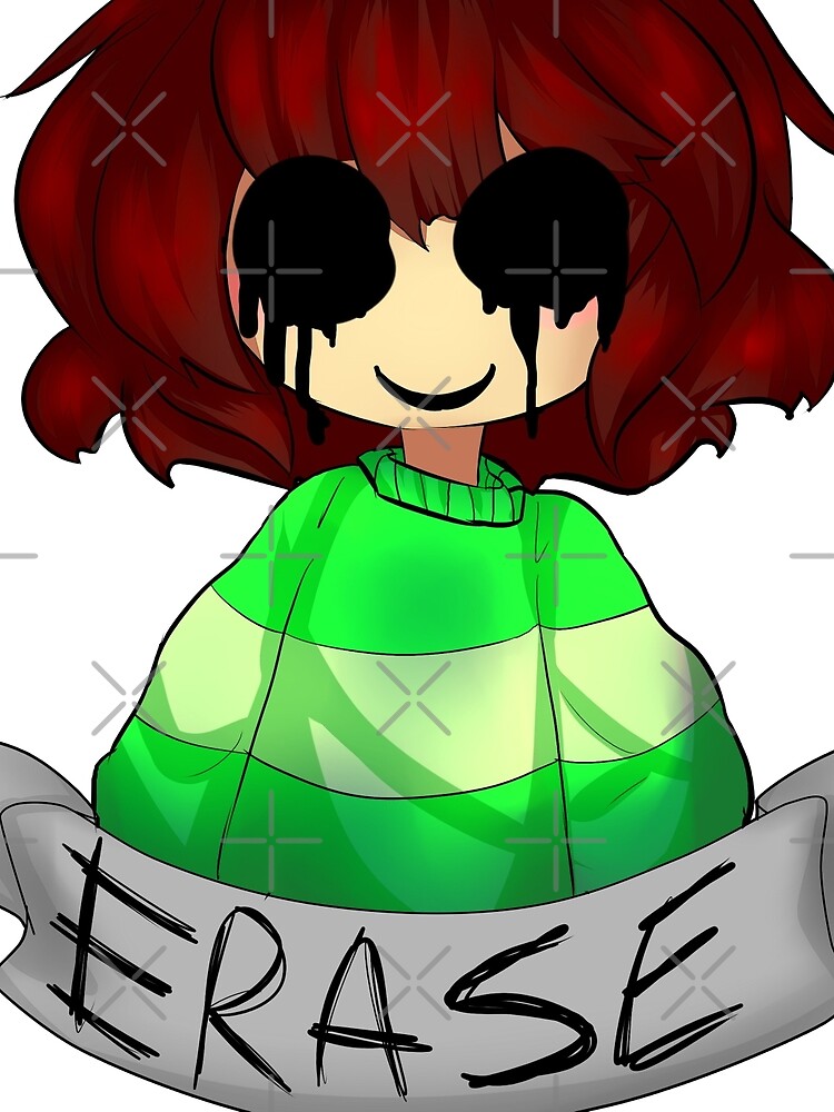"Undertale - Chara ERASE" Drawstring Bag for Sale by kieyRevange ...