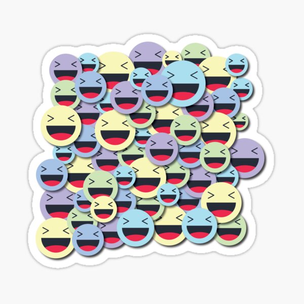 " happy smile face" Sticker by derryshop | Redbubble