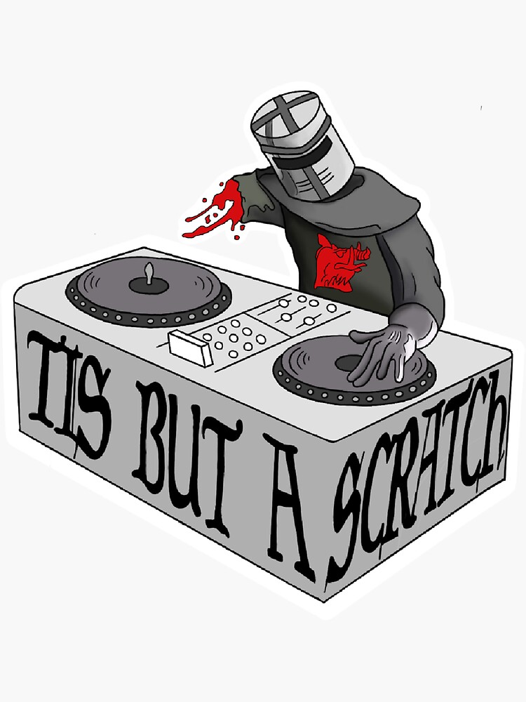 "Tis but a scratch" Sticker for Sale by artisticdarling | Redbubble