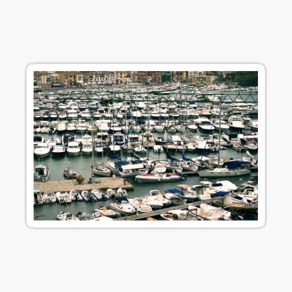 "Italian port" Sticker for Sale by FabriziaFAB | Redbubble