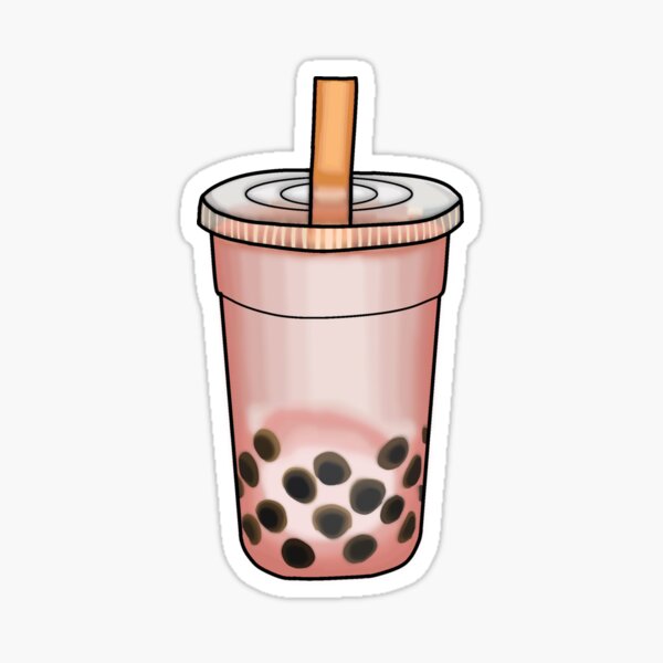 "Boba" Sticker for Sale by beckahbrooks | Redbubble