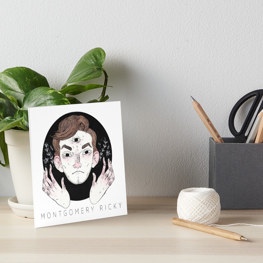 "Montgomery Ricky Album Cover" Art Board Print for Sale by DesignAnchor ...