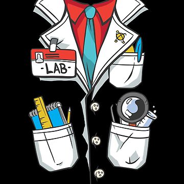 "Science Coat" Sticker by DavinciStore21 | Redbubble