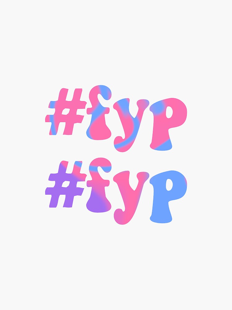 "fyp design " Sticker by stikersbyre | Redbubble