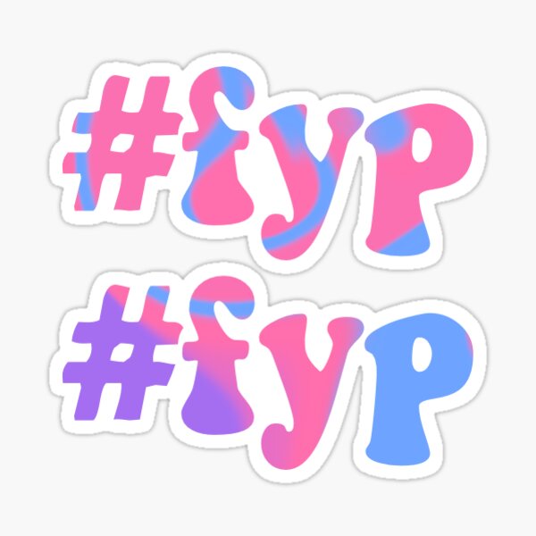 "fyp design " Sticker by stikersbyre | Redbubble