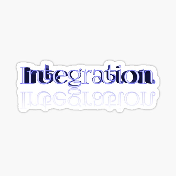 "Integration 018" Sticker for Sale by ITALY-Roselli- | Redbubble