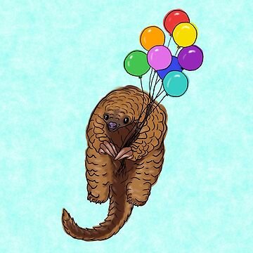 "polite pangolin 2" Sticker for Sale by SpoogleDoodle | Redbubble