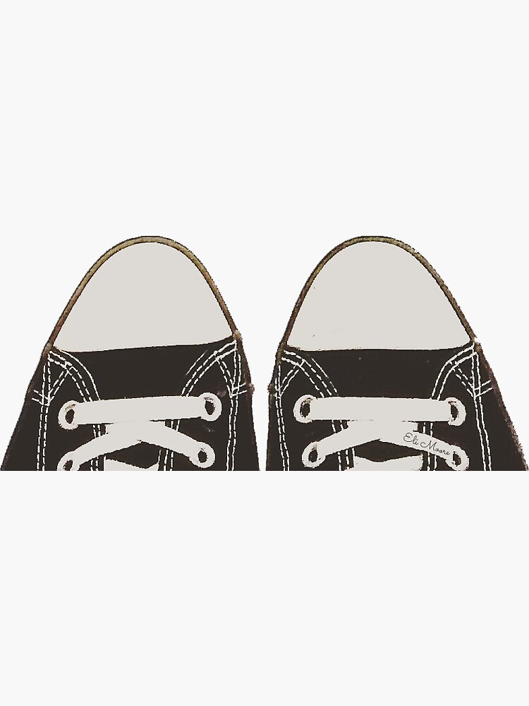 "Converse" Sticker for Sale by EliDMoore | Redbubble