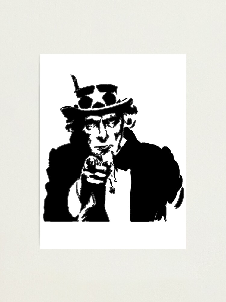 "Uncle Sam, i want you, America needs you," Photographic Print by ...