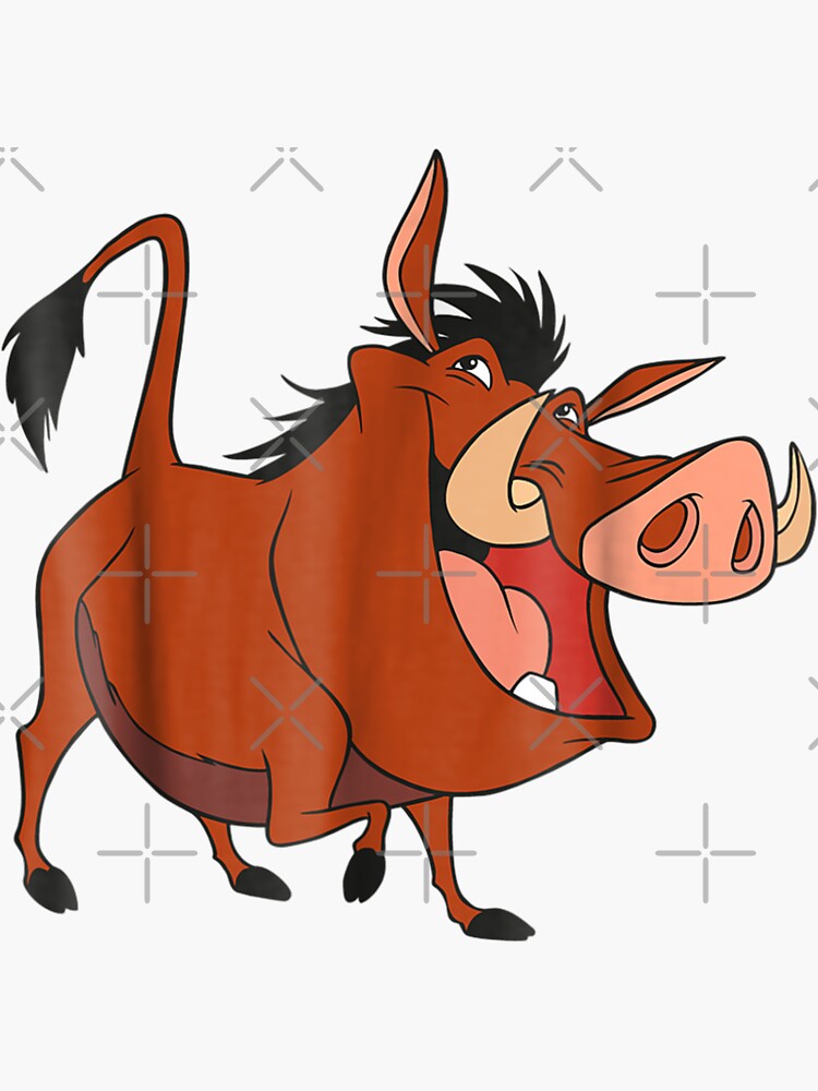 "The Lion King Pumbaa " Sticker for Sale by JungneyLadakh | Redbubble