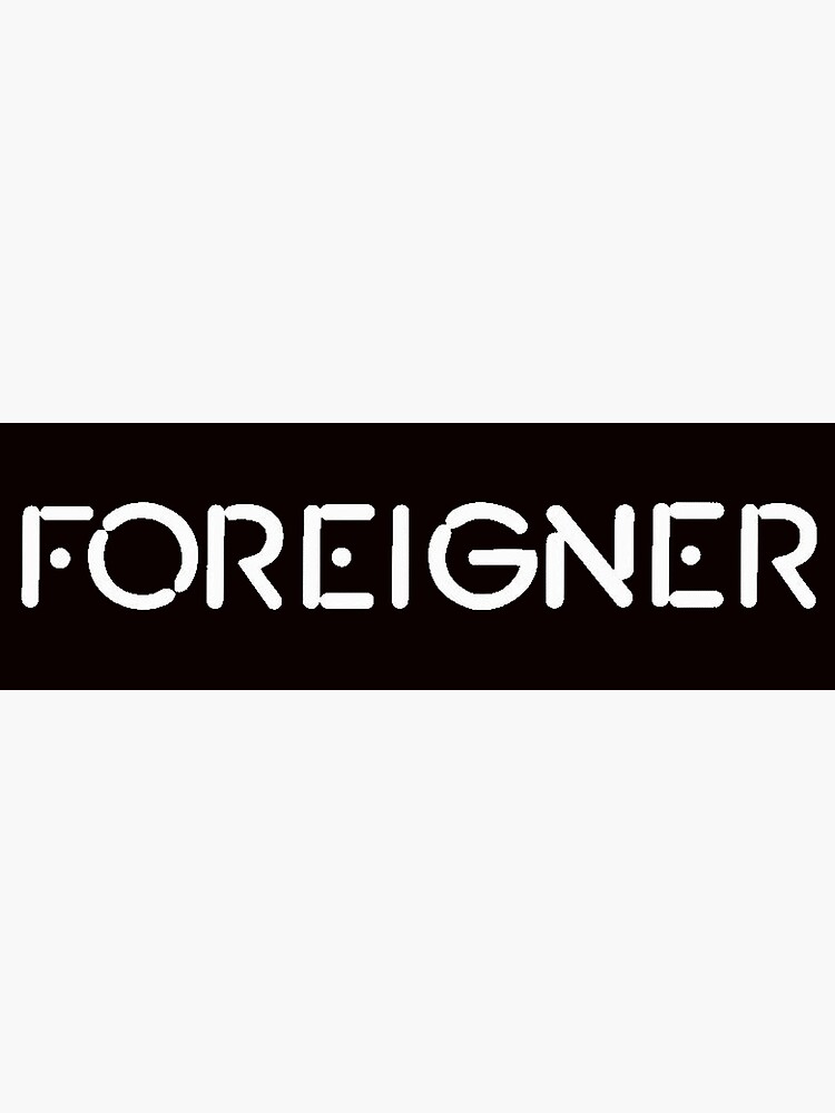 "The White Foreigner Logo" Poster by jril64 | Redbubble