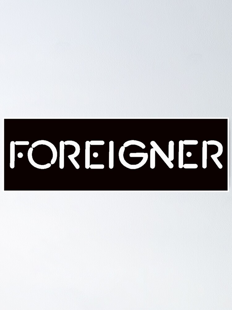 "The White Foreigner Logo" Poster by jril64 | Redbubble