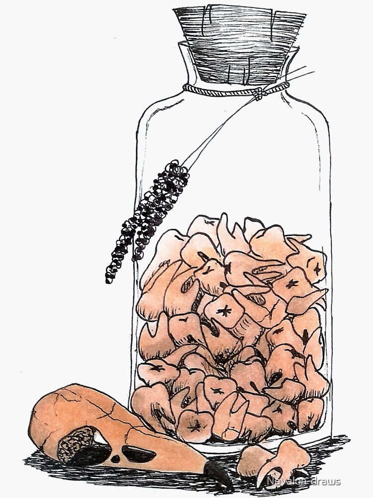 "Toothy!" Sticker by Navalon-draws | Redbubble