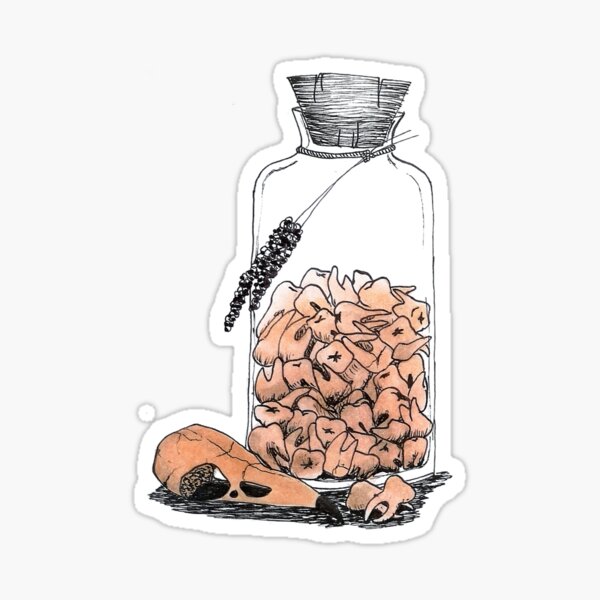 "Toothy!" Sticker by Navalon-draws | Redbubble