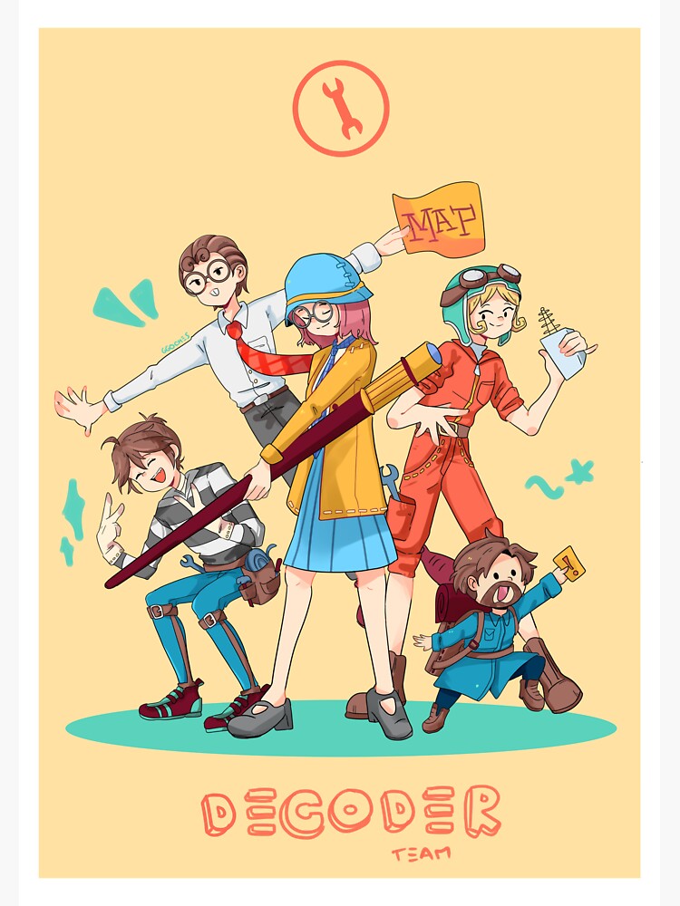 "IDV - DECODERS !!" Sticker by Ggoches | Redbubble