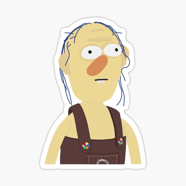 "Roy The Yellow Guy " Sticker for Sale by georgiechenery | Redbubble