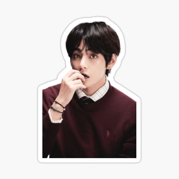 "BTS V " Sticker for Sale by wwjkhsk | Redbubble