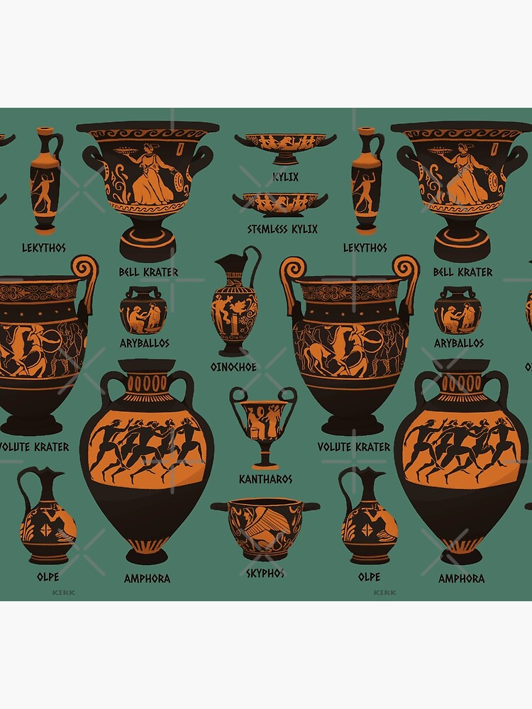"Ancient Greek Pottery" Socks for Sale by flaroh | Redbubble